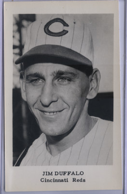 1965 Cincinnati Reds Postcard Jim Duffalo | eBay