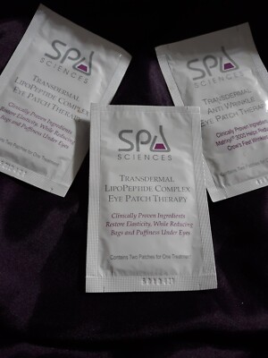 Spa Sciences Transdermal LipoPeptide Complex Eye Patch Therapy (3 ...