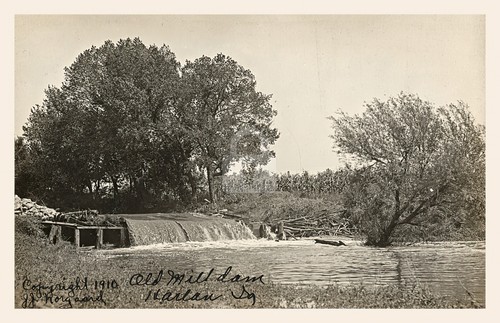 Old mill dam, Harlan, IA 1910 RPPC Photo Postcard Copy | eBay