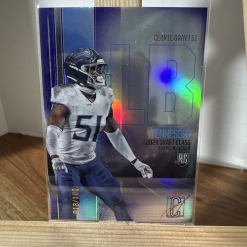2024 Topps signature class football Cedric Gray Rookies RC rcv-129 18/ ...