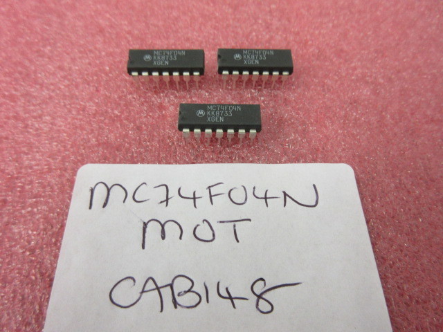 MOTOROLA MC74F04N MC74F04 74F04 Hex Inverter IC 74F04 UK STOCK x10pcs ...
