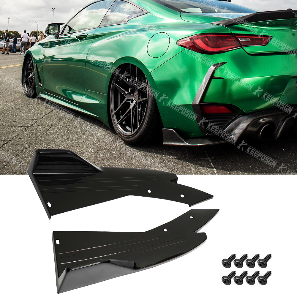 Infiniti Q50 Q60 G35 G37 Rear Spats Bumper Splitter Lip Diffuser ...