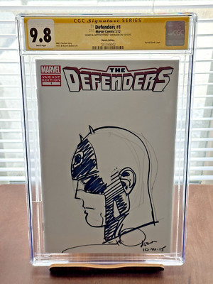 Defenders #1 CGC SS 9.8 Walt Simonson SIGNED & SKETCH Matt Murdock ...