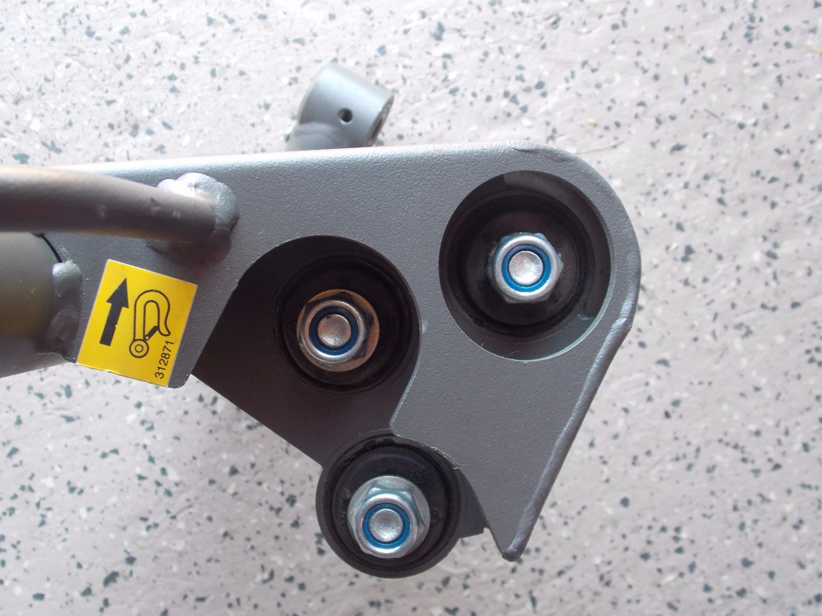 PERMOBIL C500 REAR STABILIZER AND TIE DOWN BRACKET FOR Electric ...