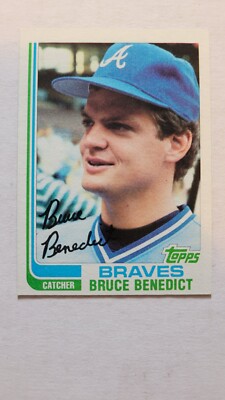 1982 TOPPS BRUCE BENEDICT #424 NM | eBay