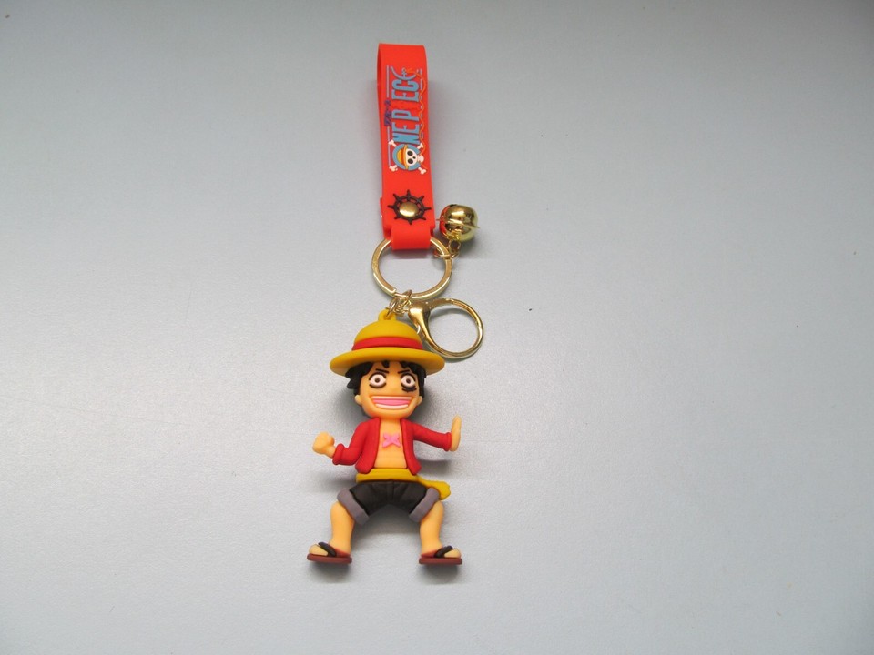 One Piece Luffy (Wearing Hat) Key Chain (New) | eBay