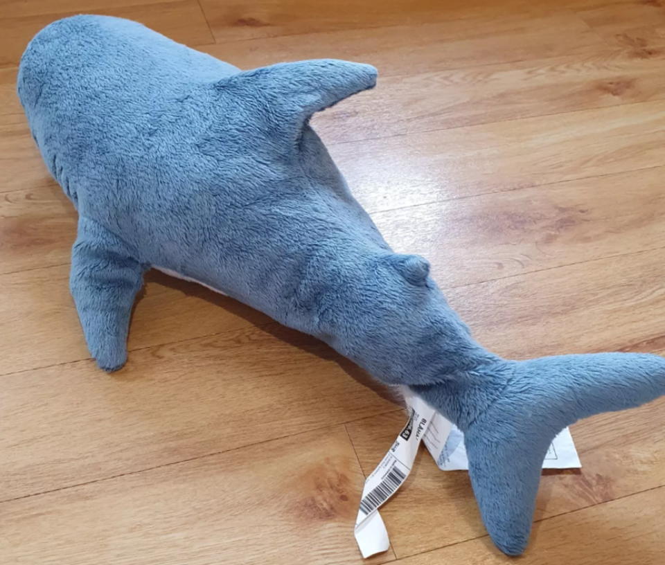 IKEA BLAHAJ, Small IKEA SHARK, 21 3/4" Long, Soft Plush Toy, Stuffed ...