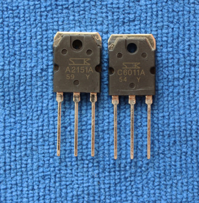 1pair 2SA2151A/2SC6011A A2151A/C6011A Transistor SANKEN TO-3P | eBay