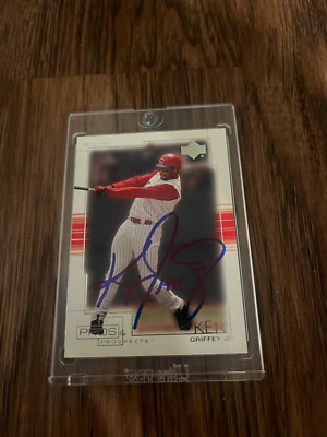 2001 Upper Deck- Ken Griffey Jr. Auto Autograph Signed- Cincinnati Reds | eBay