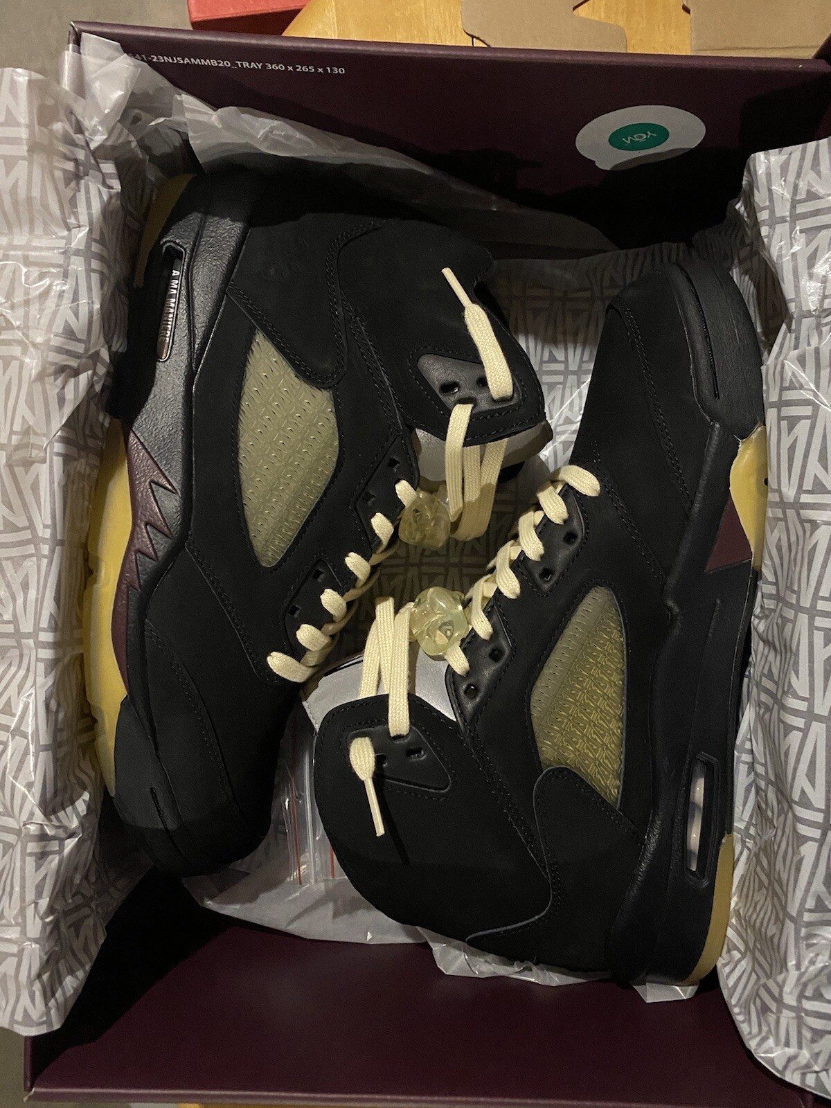 Size 10.5 - Jordan 5 Retro x A Ma Maniere Mid Dusk | eBay