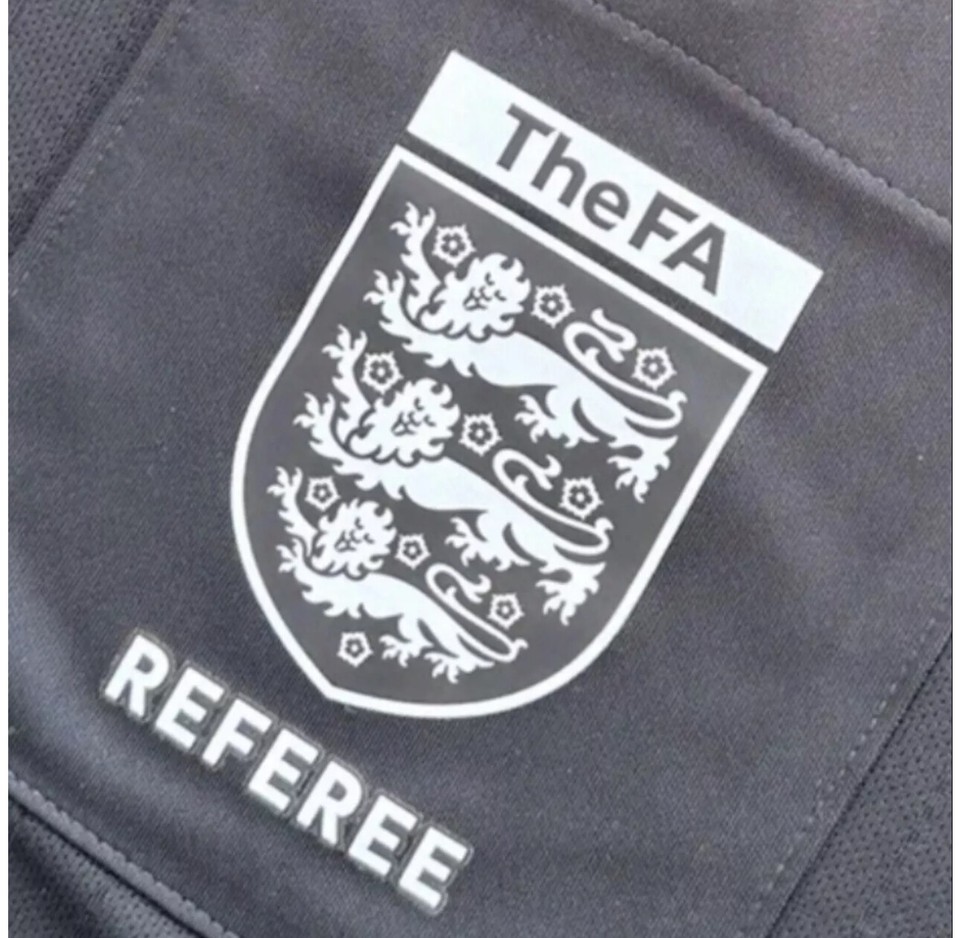 Nike FA Referee Shirt FAMOA Badge (2022-2026) Short Sleeve, Black, All ...