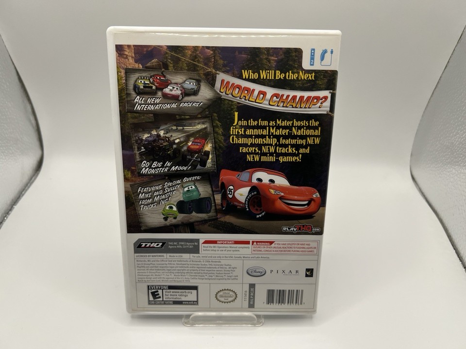 Cars: Mater-National Championship (Nintendo Wii, 2007) Tested Works Wii ...