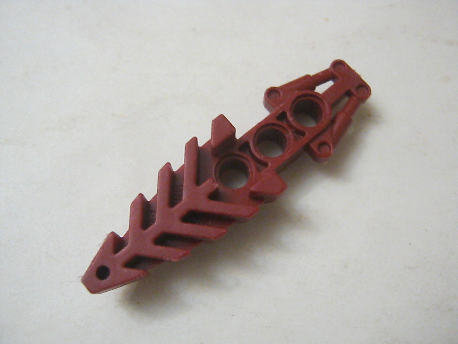 Lego 1 Dark Red, Burgundy Visorak Pointed Foot, 3 Holes, 50858 (028-343 ...