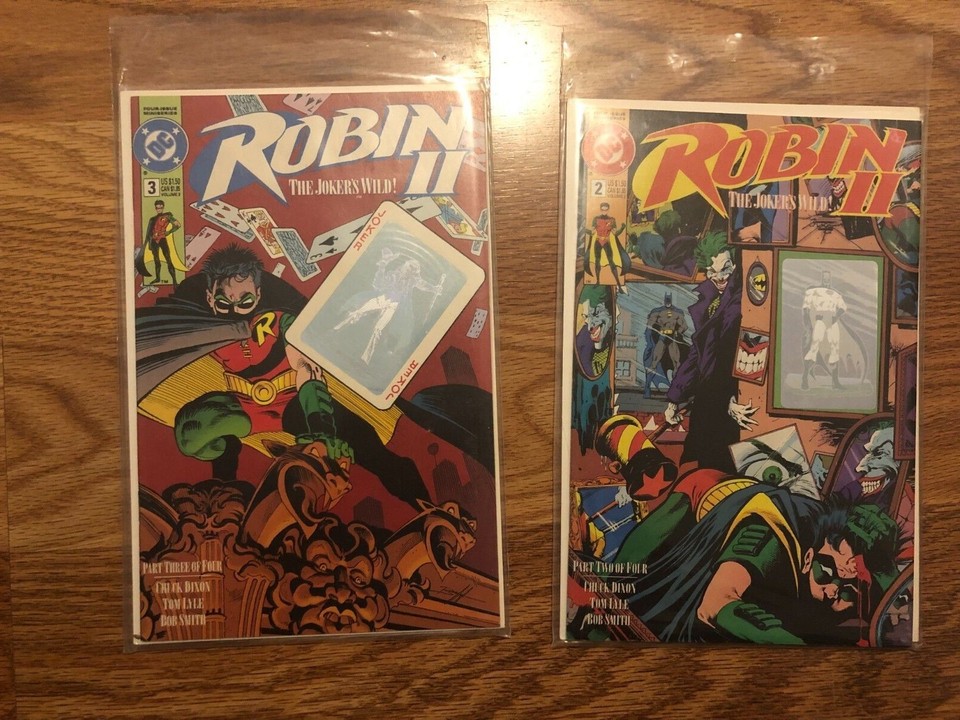 Robin II The Joker's Wild #1-4 Complete Set Holo Variant (1991 DC) | eBay