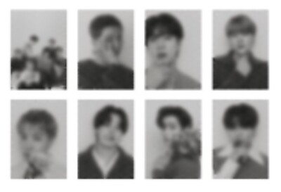 BTS Canvas Photo POP-UP : MONOCHROME MNCR 2024 MD in seoul | eBay