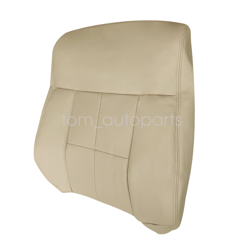 Driver Bottom & Top Lean Back Leather Seat Cover Tan For 07-14 Lincoln ...