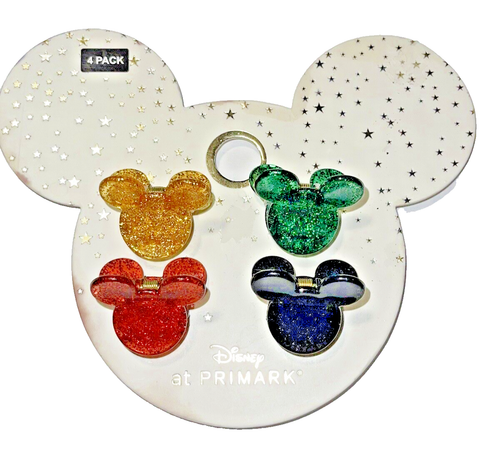 Disney at Primark MICKEY MOUSE Assorted Colors Hair Clips 4 Pack | eBay