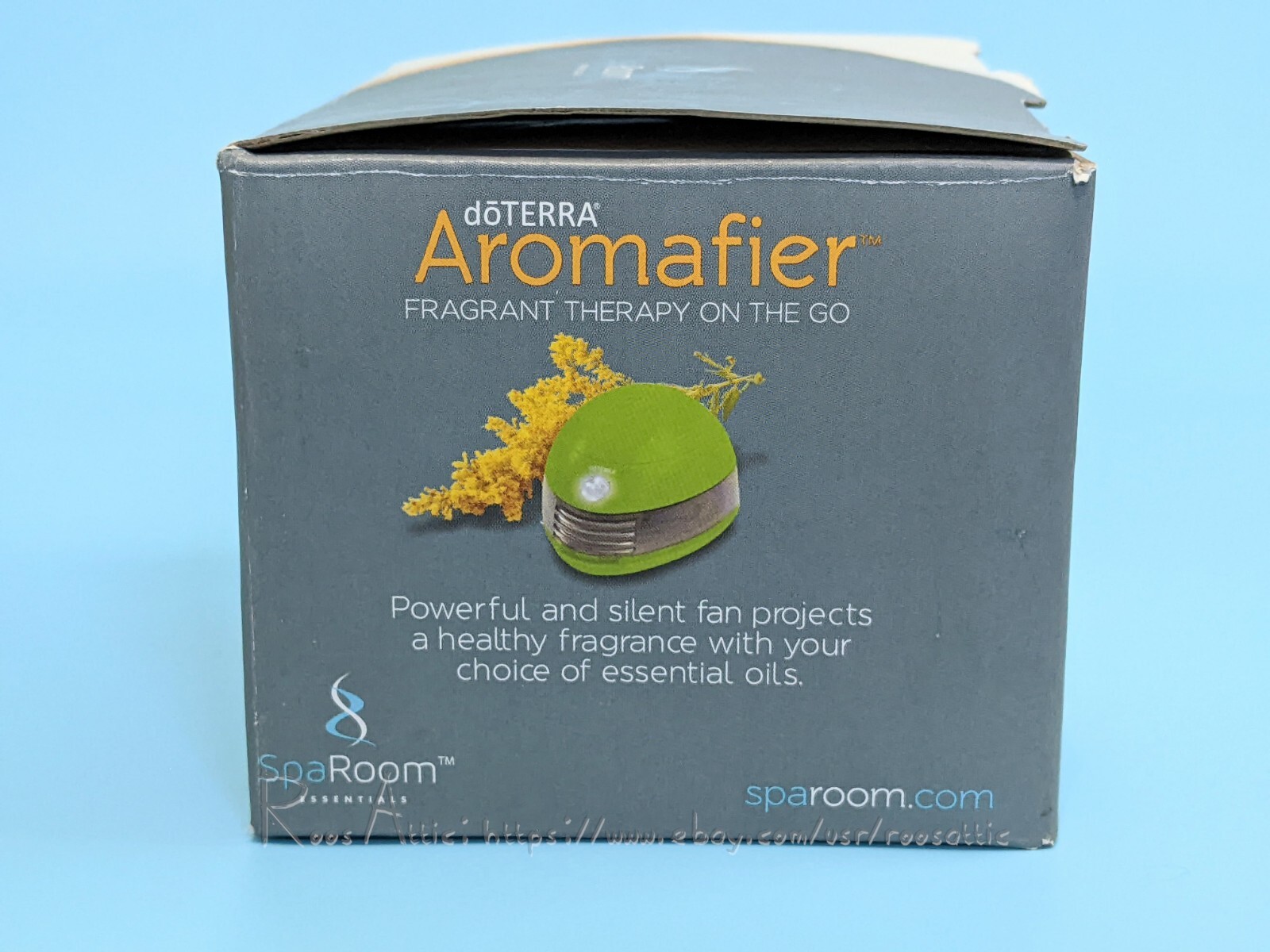 SpaRoom Essentials Aromafier Essential Oil Diffuser: Purple / Green ...