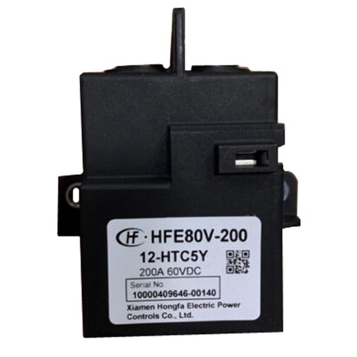 1PC HONGFA HFE80V-200-12-HTC5Y 12VDC New Energy Automotive Relay 60VDC ...