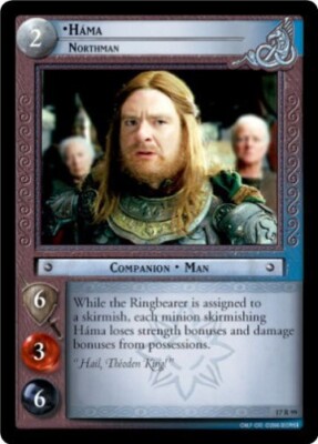 LOTR TCG ROS Rise of Saruman Set HAMA NORTHMAN 17r99 LP/NM Top Shelf | eBay