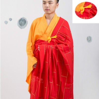 Kesa Monk Dress Zen Meditation Buddhist Priest Cassock Robes Shaolin ...