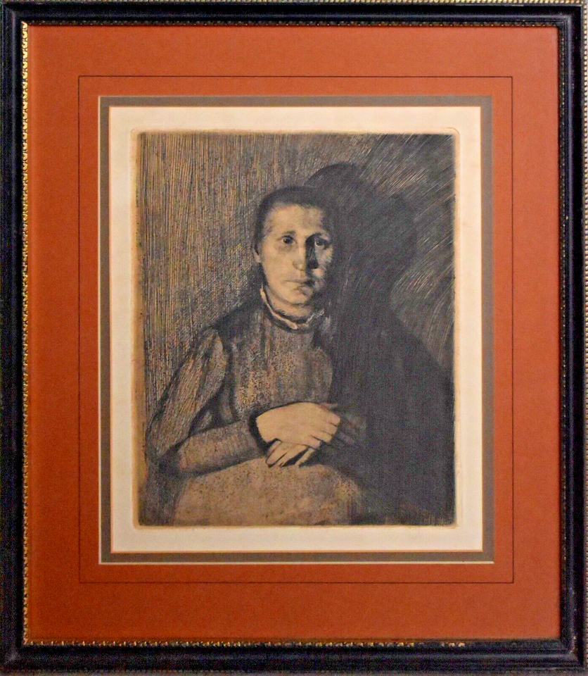 KATHE KOLLWITZ-German Expressionist-LIM.ED Etching w/ Berlin blindstamp ...