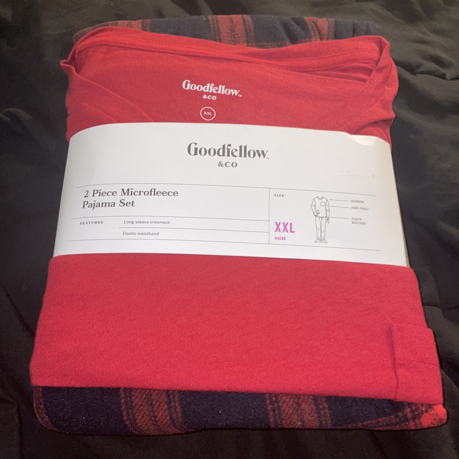 Goodfellow & CO Men's Size XL Berry Blush Burgundy 2-Piece Pajama Set ...