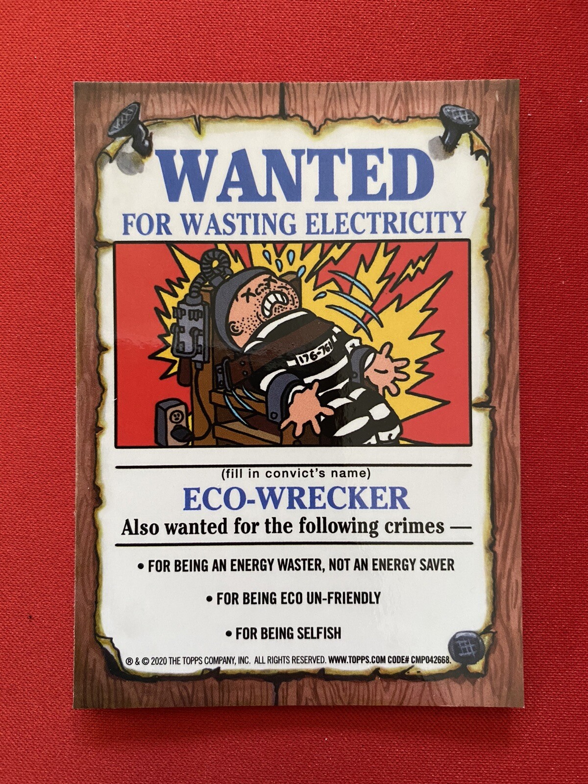 2020 Chrome Garbage Pail Kids GPK SERIES 3 100a SNOOTY SAM ATOMIC ...