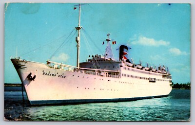 Transportation~Eastern Steamship Corp~SS Bahama Star~1950s Postcard ...