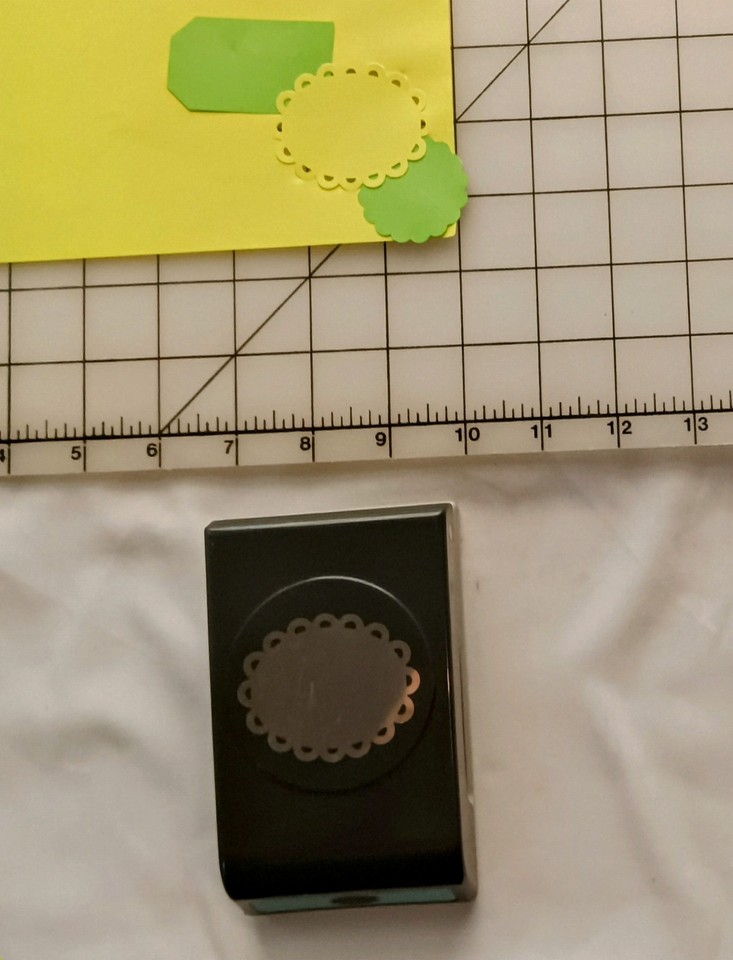 Paper Punch Tag/Label 10 pc Lot Fancy Scalloped Stampin Up EK Success ...