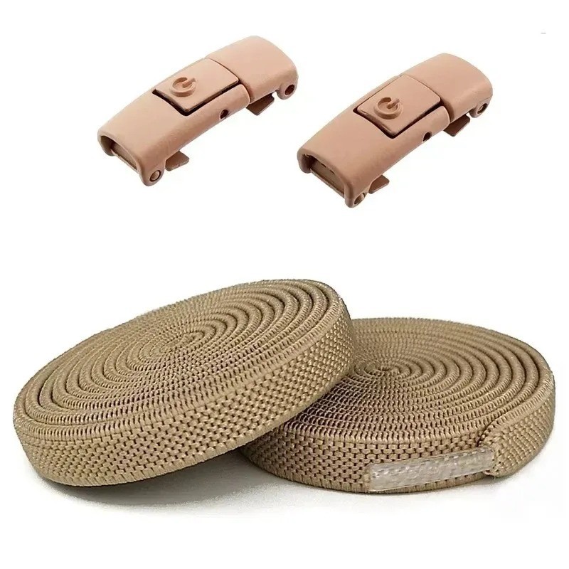 2Pcs Easy No Tie Shoelaces Elastic Silicone Flat Lazy Shoe Lace Strings ...