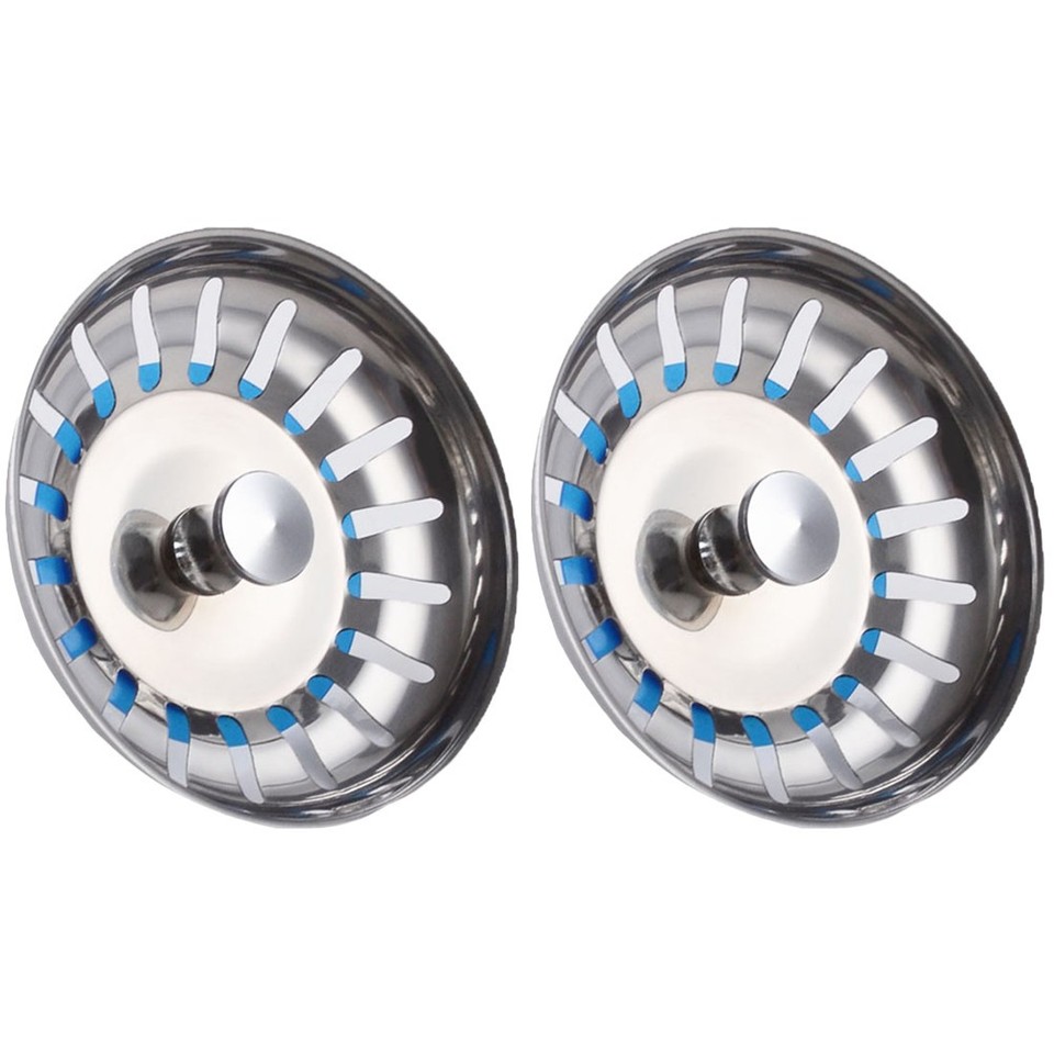 2 PCS Sink Disposal Drain Cover Fine Mesh Anti-blocking Floor Small ...