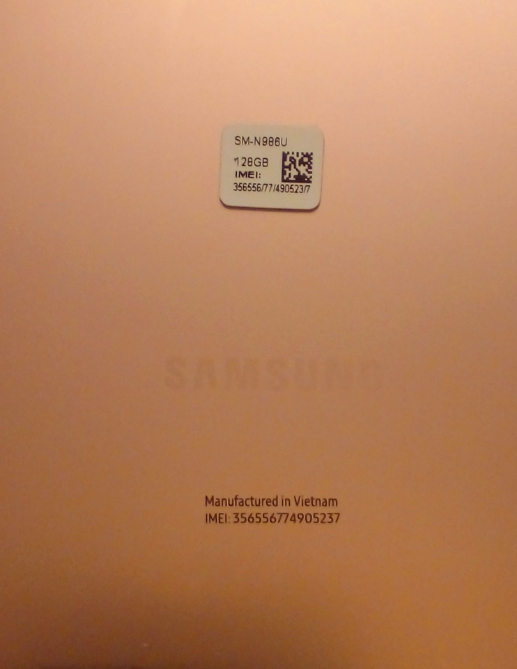 Samsung Galaxy Note20 Ultra 5G SM-N986B/DS - 256GB - Mystic Bronze ...