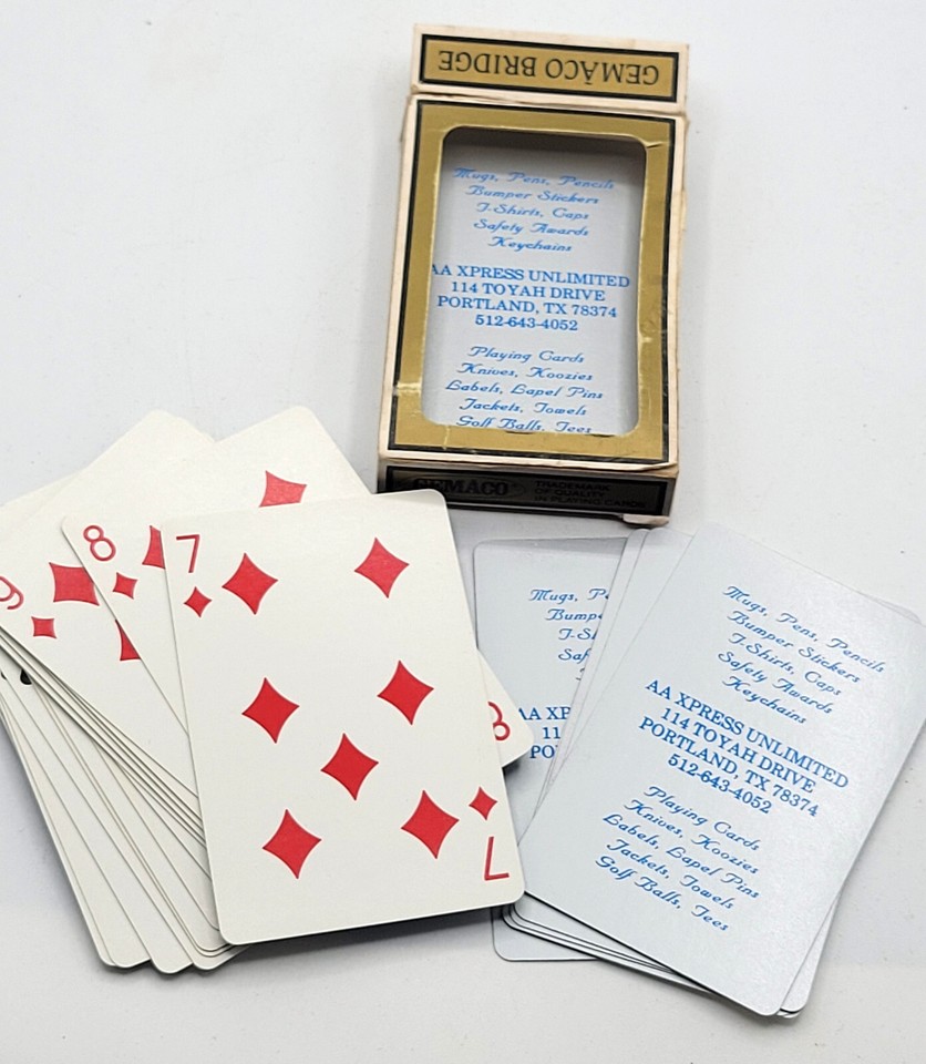 Gemaco Aspen Bridge Playing Cards 2 Decks Collector Advertisement AA ...
