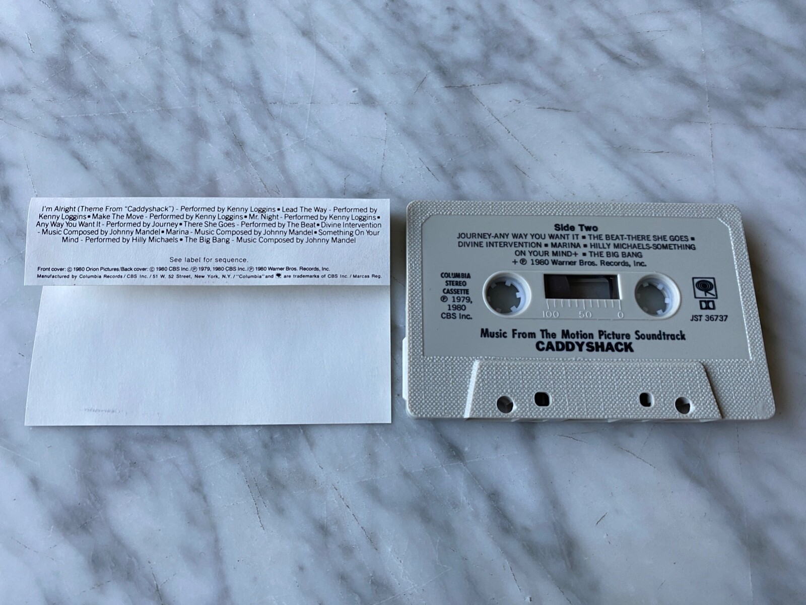 Caddyshack Soundtrack CASSETTE Tape 1980 Columbia PCT36737 Journey ...