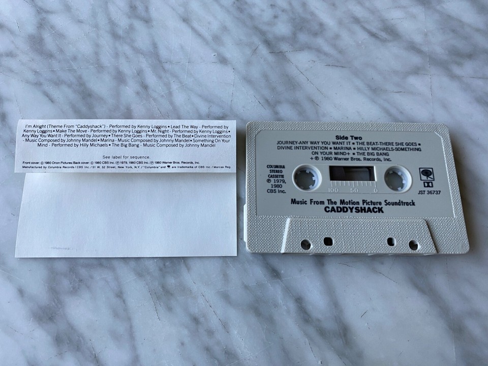 Caddyshack Soundtrack CASSETTE Tape 1980 Columbia PCT36737 Journey ...