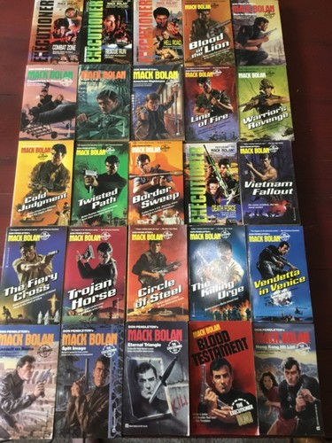 The Executioner Series, Mack Bolan. Pendleton, Don. 1987-1996 PB Lot of ...