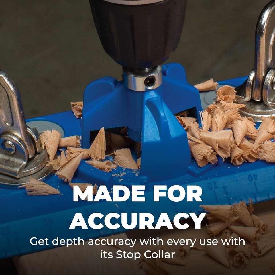 Kreg KHI-Hinge Concealed Hinge Jig - Drill Perfect Holes for Cabinet ...