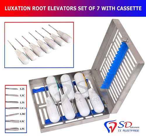 Neuf Dentaire Chirurgical Luxant Elévateurs Root Extraction Outil SD ...