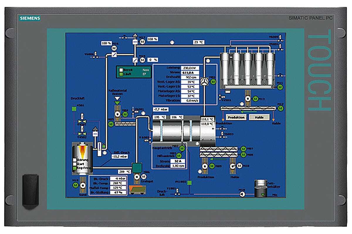 Siemens 6AV7822-0AB10-1AA0 Refurbished SIMATIC PANEL PC 577 15" TOUCH ...