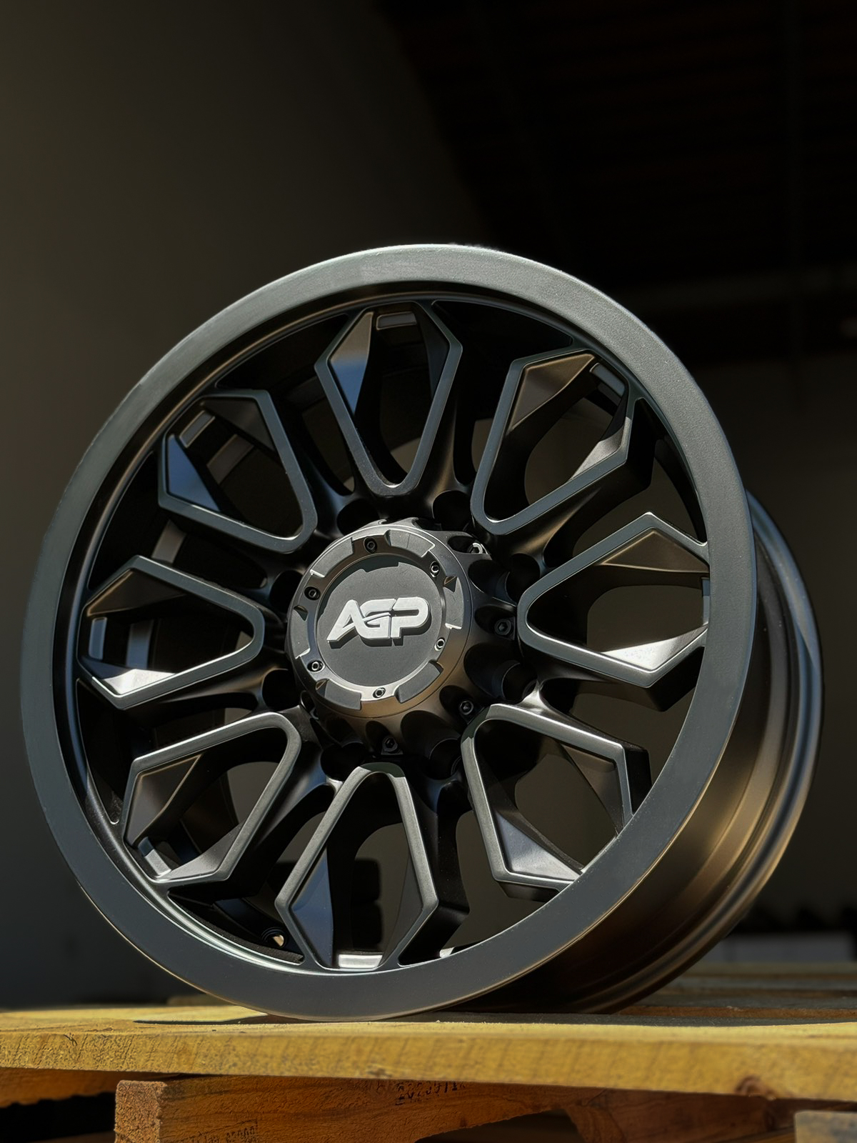 Set 4 18" AGP Heavy Duty Wheels 18x9 8x170 Rims Ford F-250 F-350 F250 ...