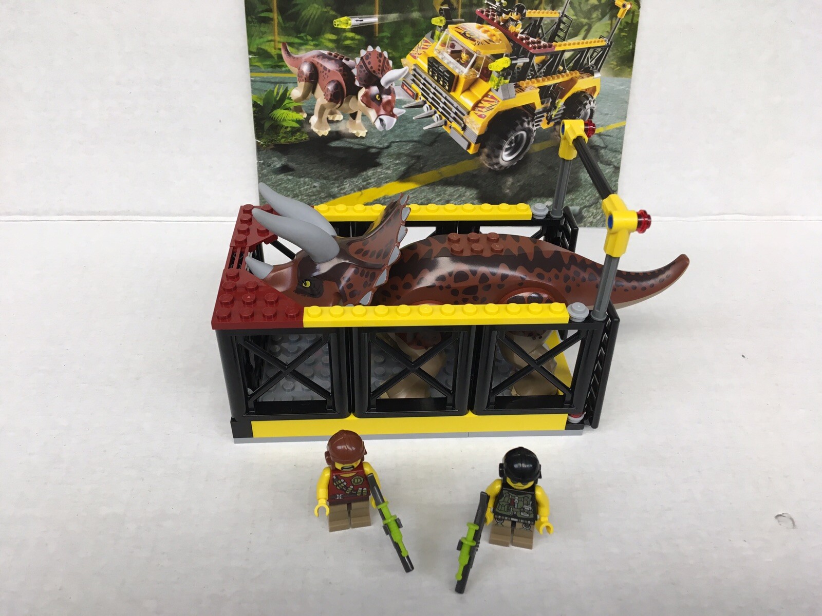 LEGO DINO DINOSAUR 5885 TRICERATOPS TRAPPER COMPLETE W INSTRUCTIONS, NO ...