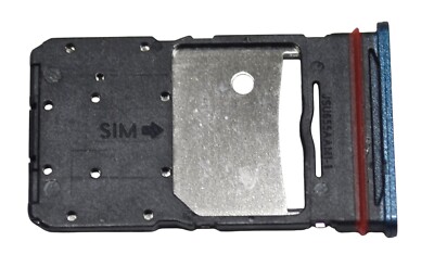 OEM CRICKET MAGIC 2 5G U655AC REPLACEMENT BLUE MICRO SD SIM CARD HOLDER ...