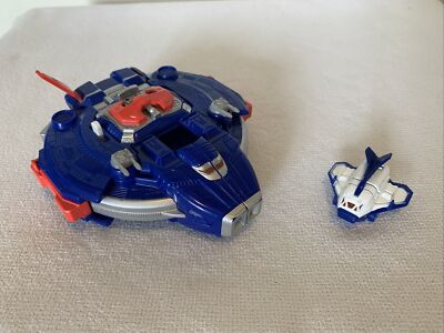 1997 Bandai Power Rangers In Space Astro Ship Launcher UFO Spacecraft W ...