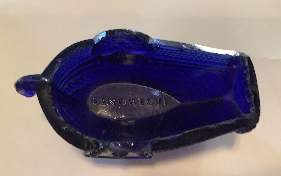 V Rare Lacy Glass BT4B Boston & Sandwich Master Salt Dip Cellar ...