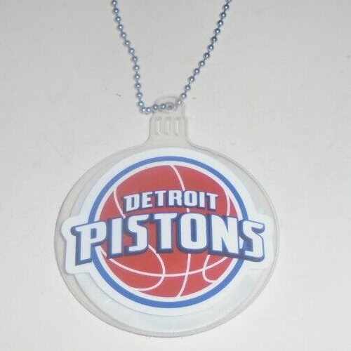 DETROIT PISTONS NBA Team Promo Mascot Game LED LIGHT Glow Pendant Chain ...