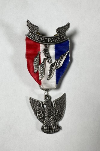 BSA Boy Scout Eagle Scout Award w/4 silver Palms and box | eBay