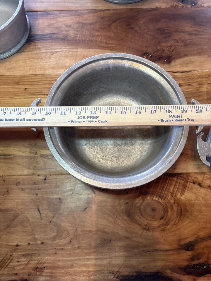 VTG LOT 4 Guardian Service Cast Hammered Aluminum Pots Pans Double ...