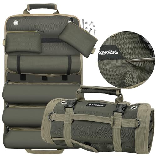 Roll Up Tool Bag, Extra Long Tool Roll Up Bag, 1680D Heavy Duty Tool ...