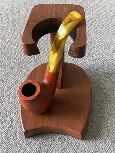 VINTAGE RAFFAELLO REAL BRIAR ESTATE PIPE ---SMOOTH HALF-BENT SITTER | eBay